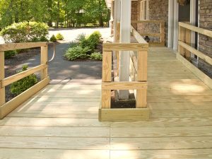 Wooden Wheelchair Ramps for Homes | Fast Deck Ramp Installation