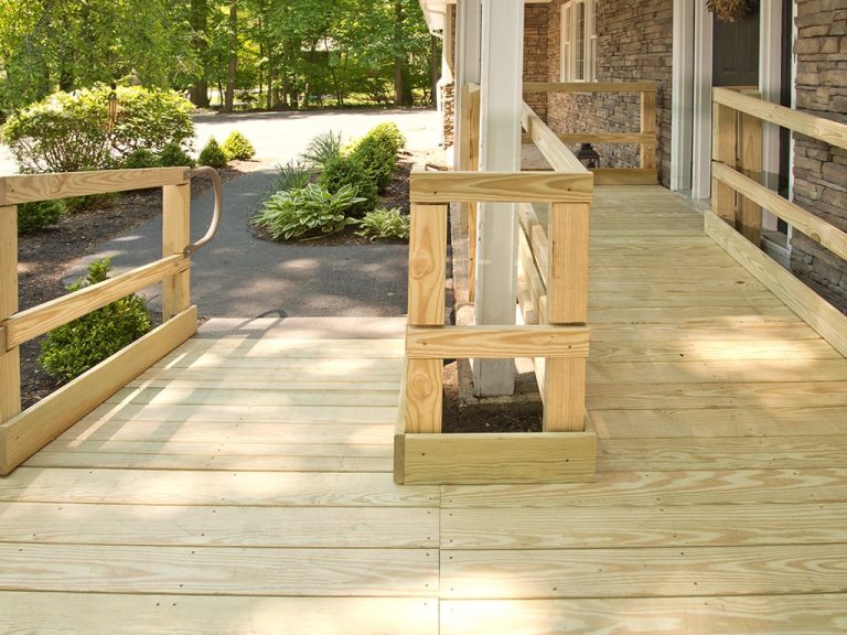 Wooden Wheelchair Ramps for Homes | Fast Deck Ramp Installation