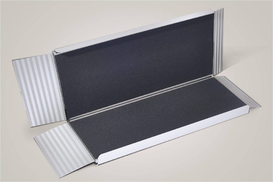 Portable Wheelchair Ramp | Folded Aluminum | National Ramp